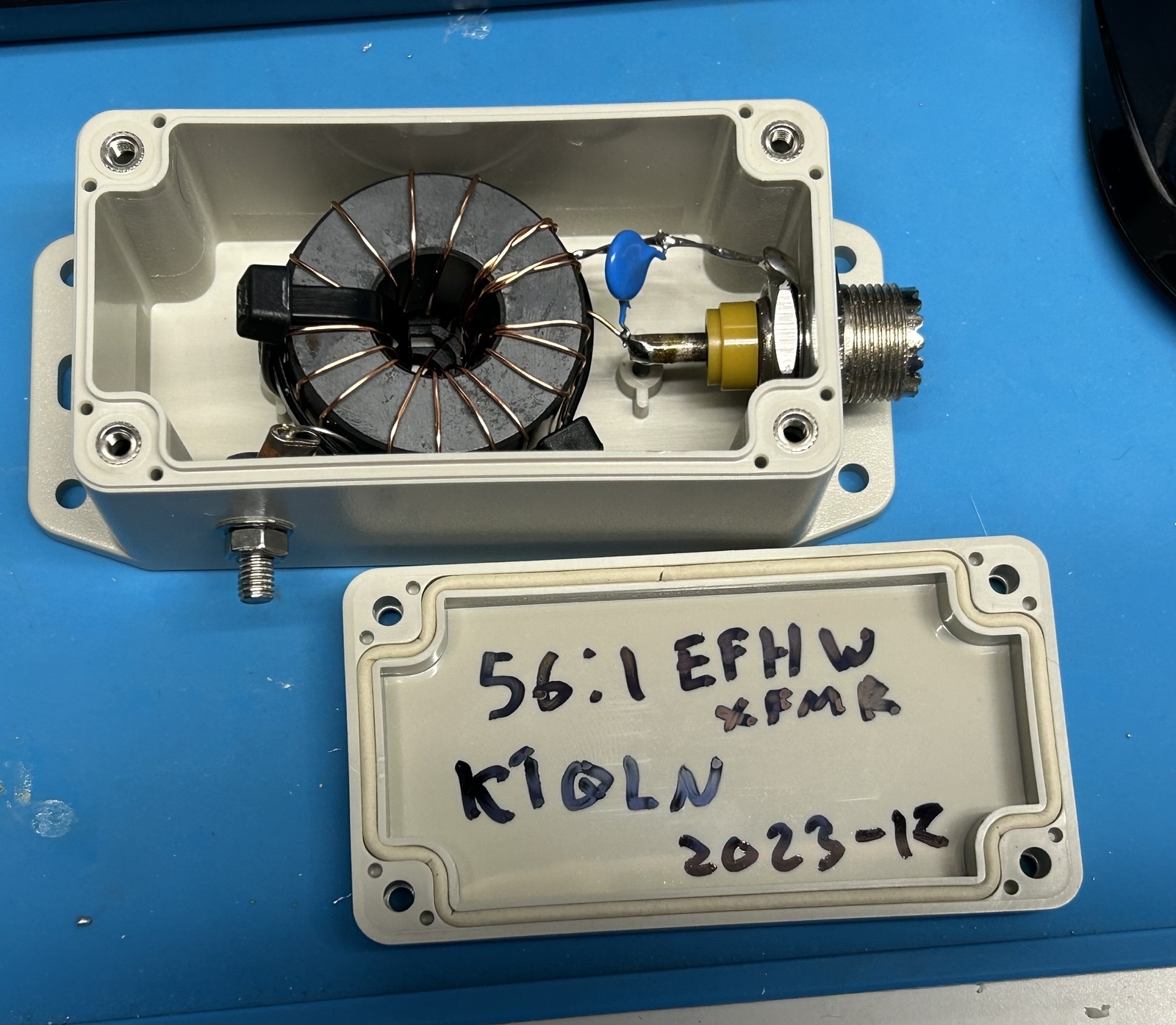 Building an End Fed Half Wave Transformer | millerjs.org